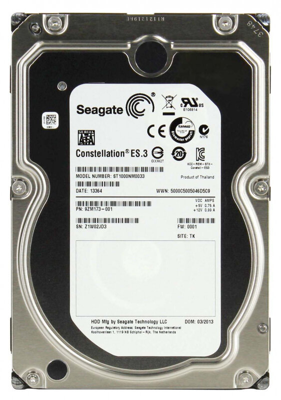 Жесткий диск Seagate ST1000NM0033 1Tb SATAIII 3,5" HDD