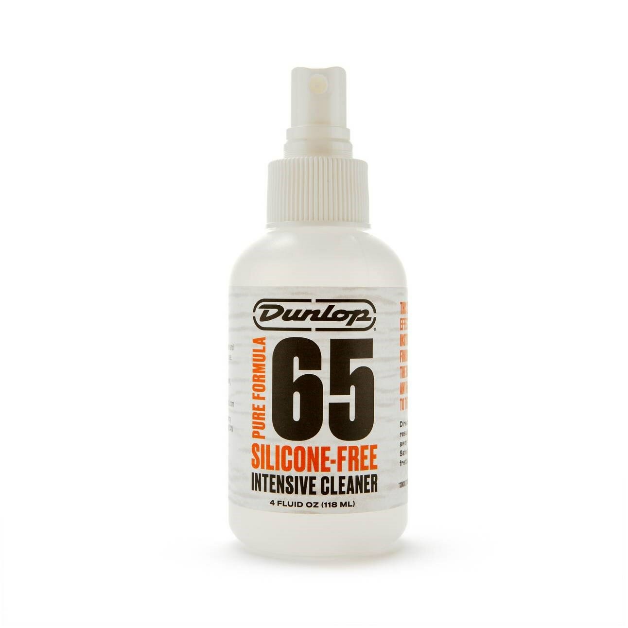 DUNLOP 6644 PURE FORMULA 65 SILICONE FREE средство чистки гитары без силикона, 118 мл