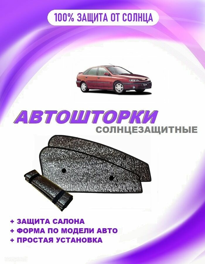 Автошторки на Renault Laguna 1 restyle (1998-2001) лифтбек