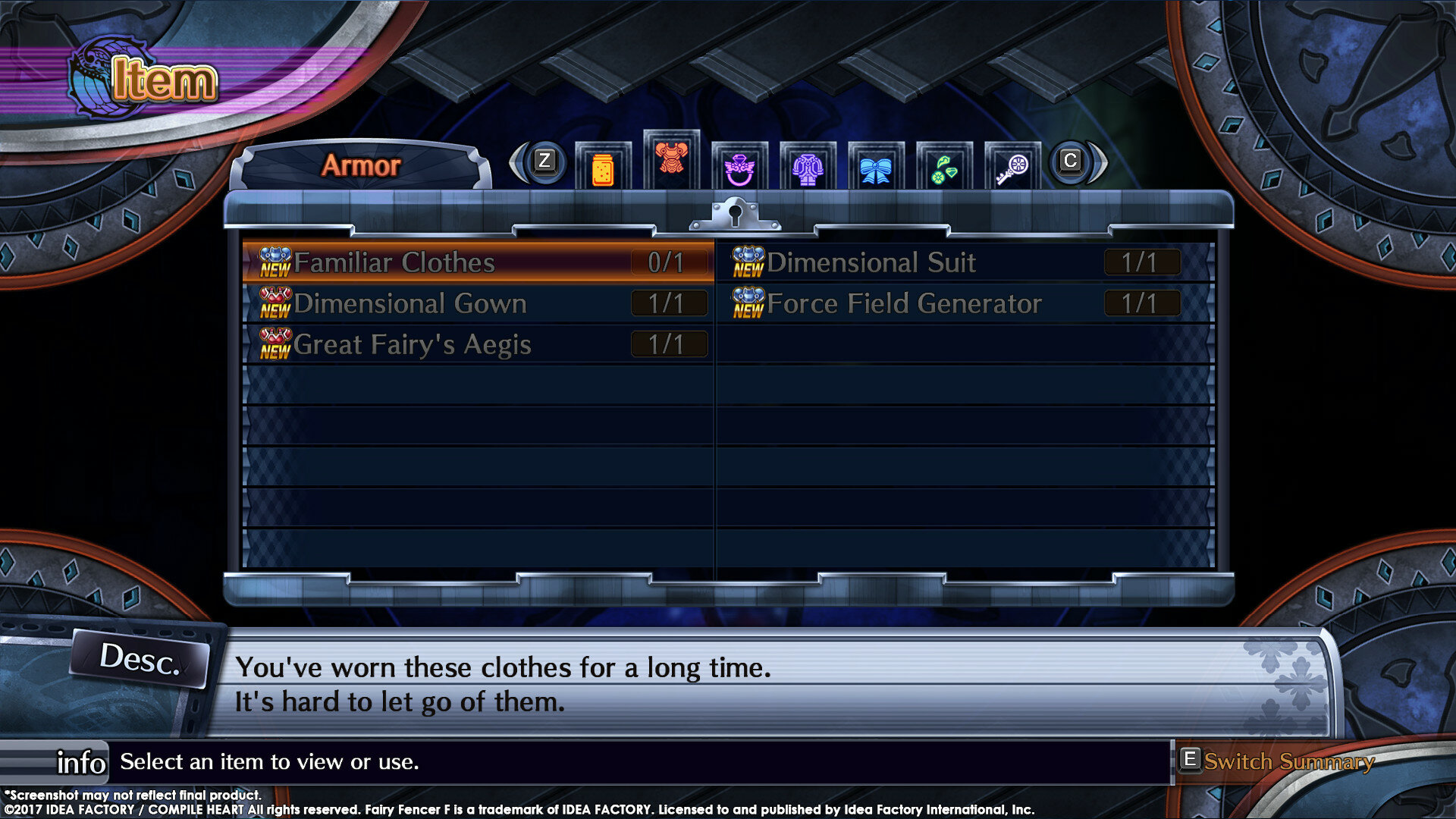 Fairy Fencer F: ADF - Ultimate Fencer Armor Set DLC Steam Ключ