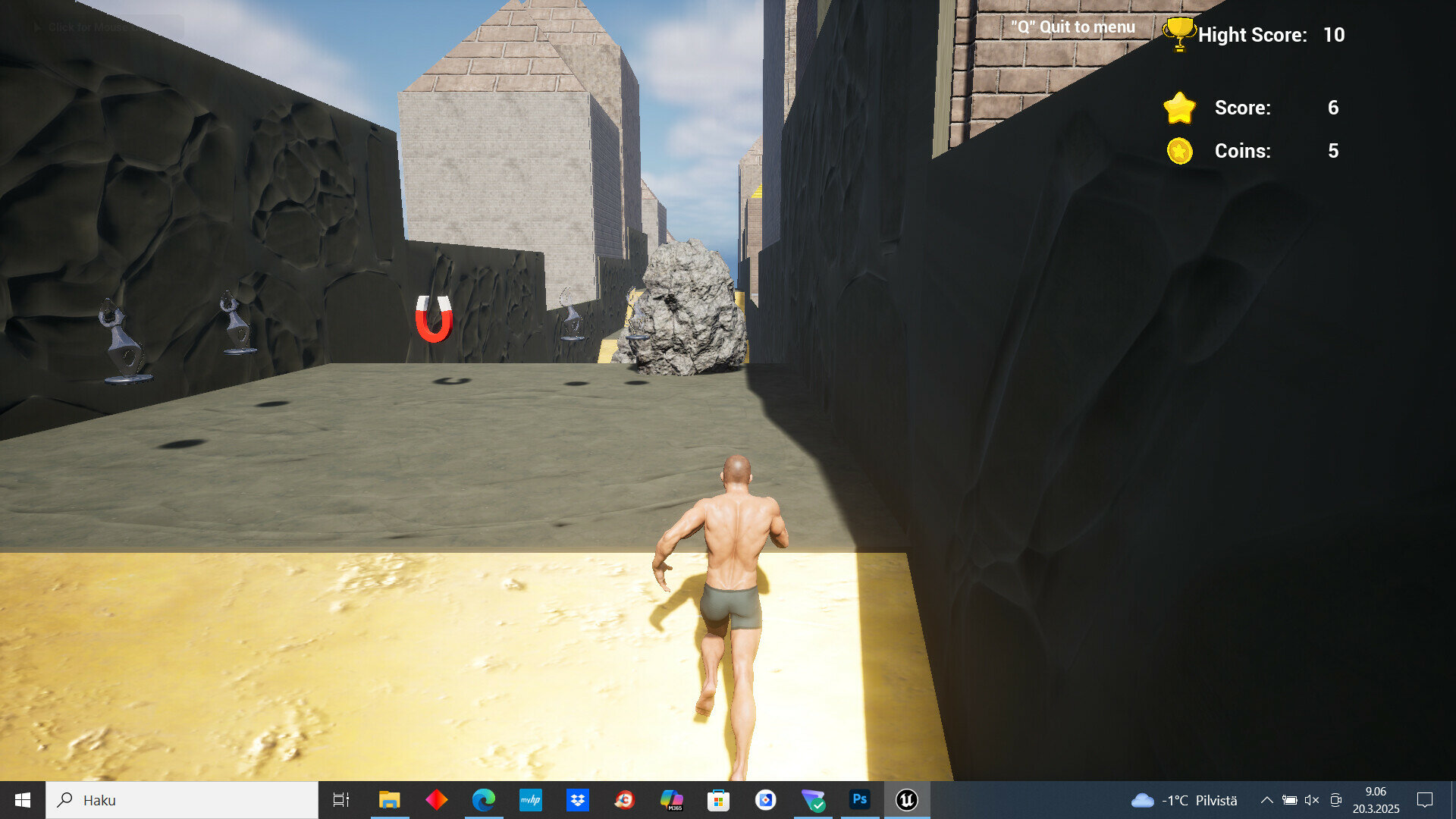 Man Without Clothes Runner PC Steam Ключ • Активация Steam • регион Весь мир