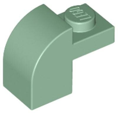 Деталь Lego 6091 Slope, Curved 2 x 1 x 1 1/3 with Recessed Stud