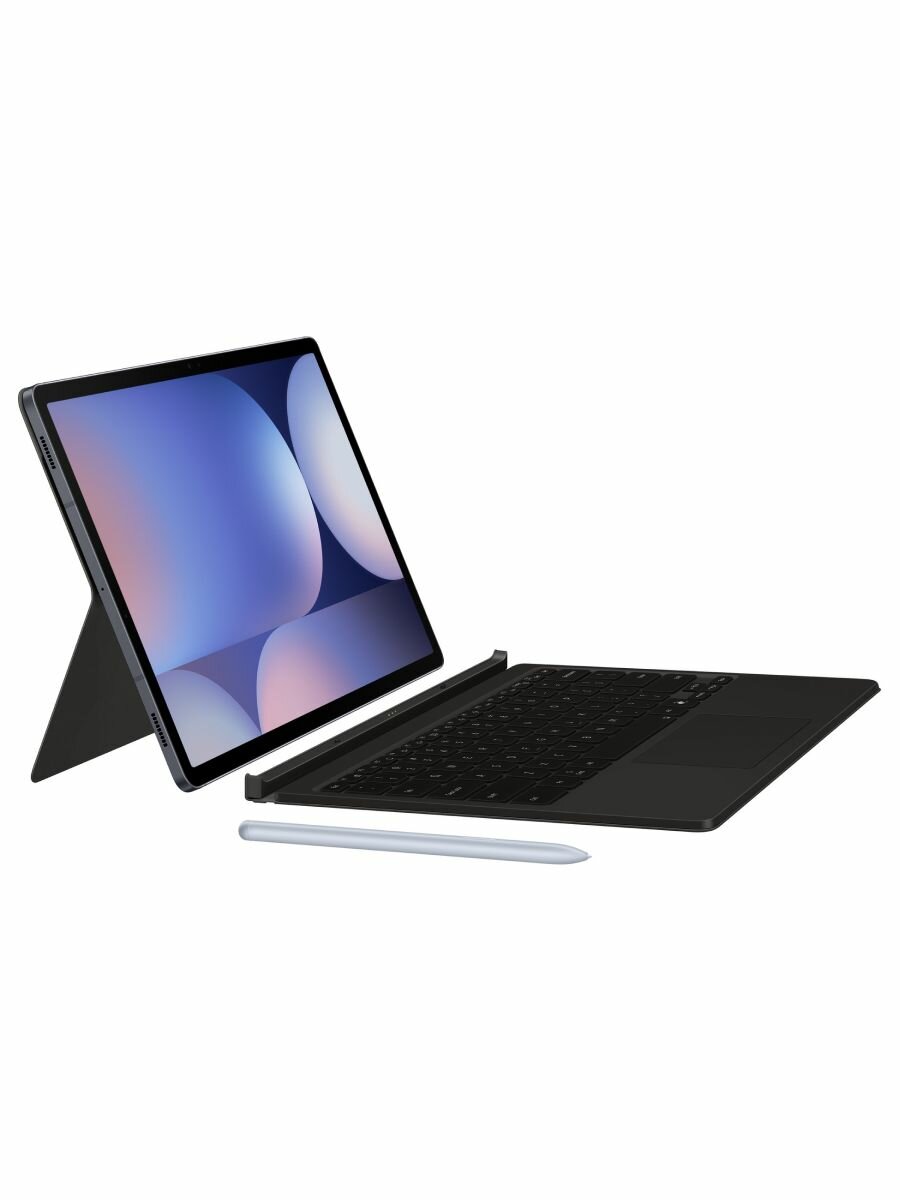 Чехол-клавиатура с тачпадом Samsung Book Cover Keyboard Galaxy Tab S10+ S9+ S9 FE+, EF-DX825, черный