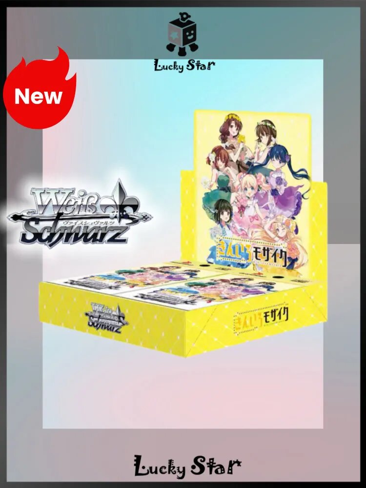 Weiss Schwarz , WS black and white wings, Kiniro Mosaic 15th Anniversary BOX,12 упаковки (96 карточек)(Японская версия)