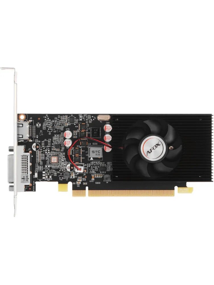Видеокарта PCI-E Afox GeForce GT 1030 (AF1030-4096D4L2) 4GB GDDR4 64bit 14nm 1380/2100MHz DVI HDMI