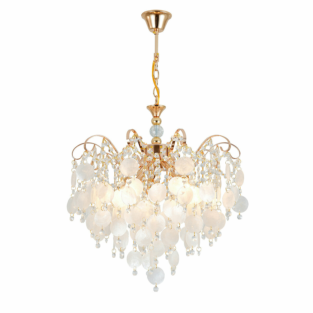 Подвесная люстра Escada Marilume 140013/5P E27*60W Gold ES0000035