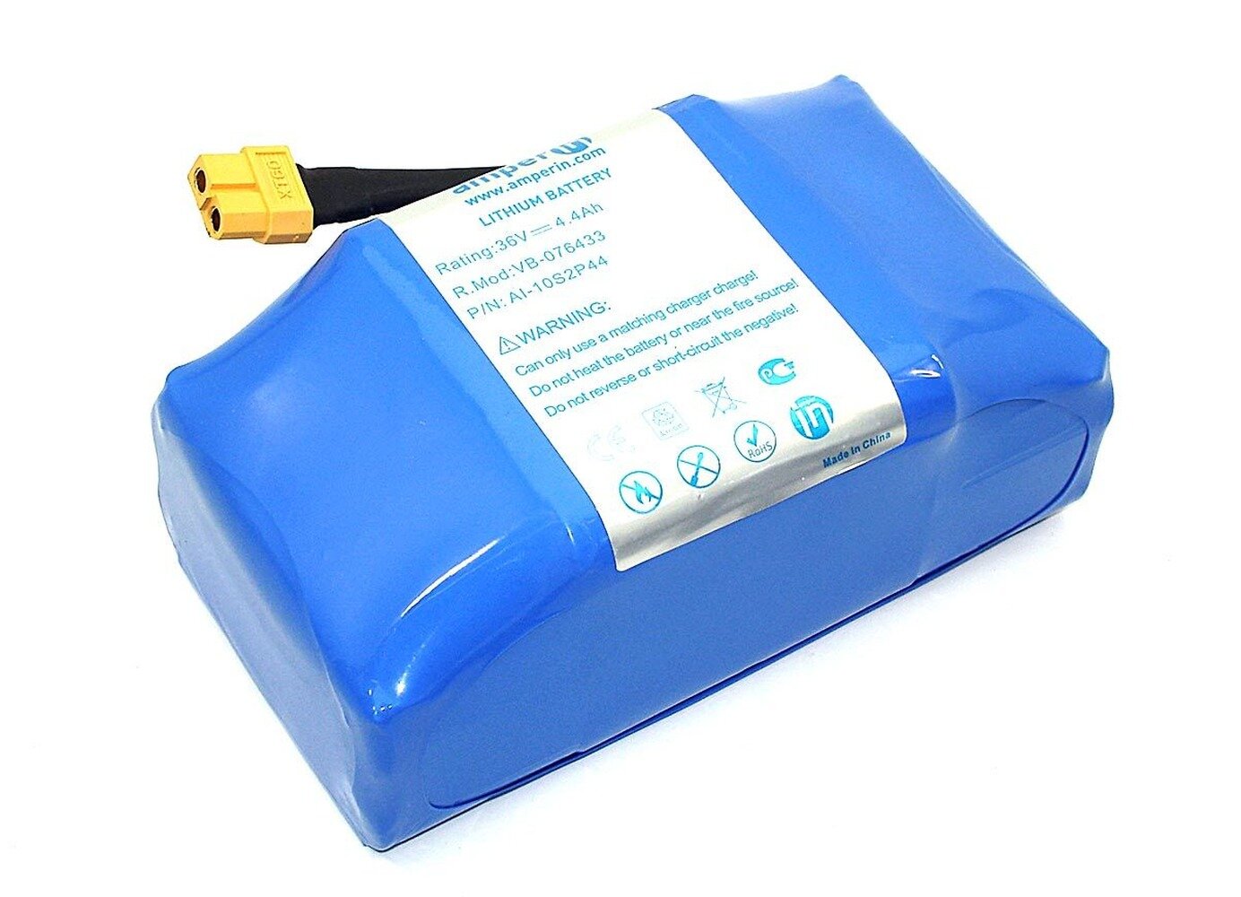 Аккумулятор 10S2P Amperin для гироскутера 36V 4.4Ah Li-ion