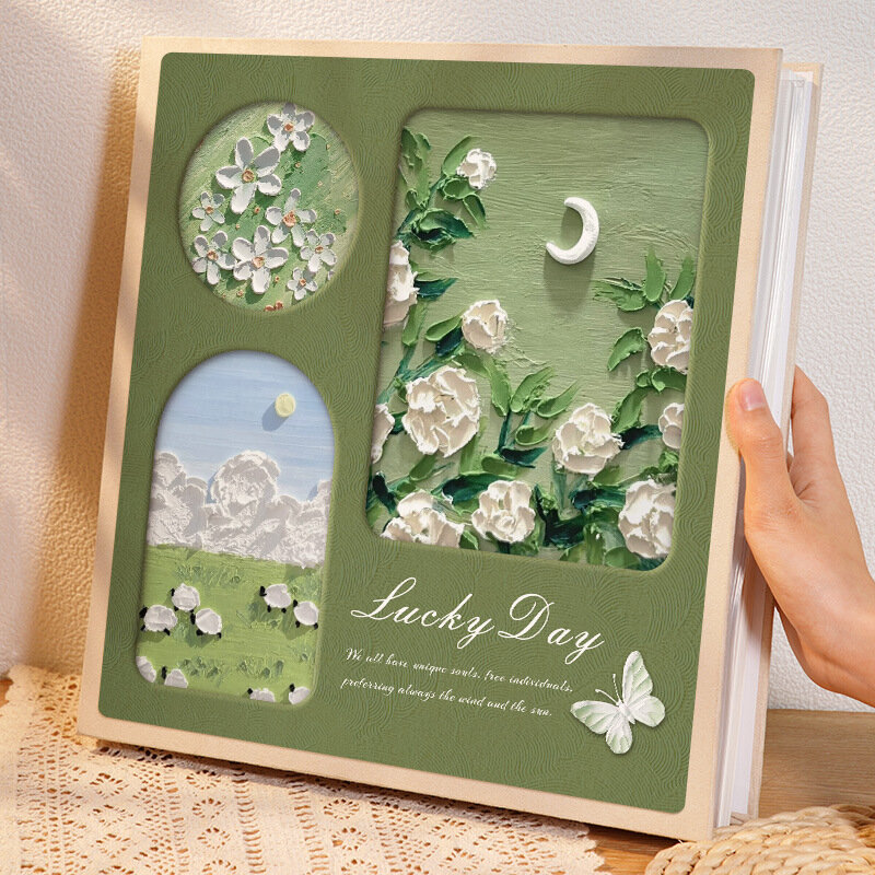 Фотоальбом своими руками, памятный альбом, альбом ручной работы для пар, альбом для хранения фотографий Polaroid, альбом для записей о путешествиях и взрослении 6