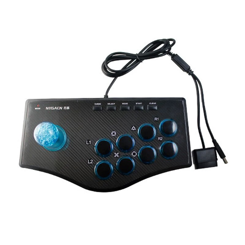 USB-кабельный аркадный стик для PS2/PS3/PC/Steam с узором «Змеиная кожа» игровой контроллер