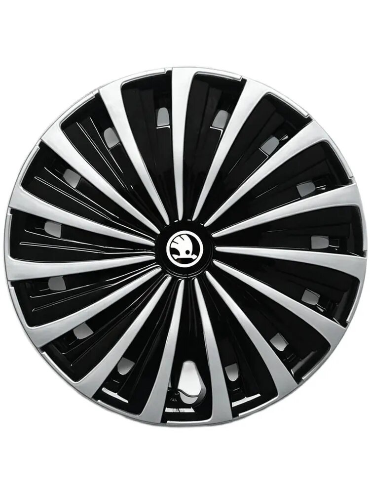 Колпаки на колеса Skoda 15 дюймов 4 шт для Шкода Фабия Октавия Рапид