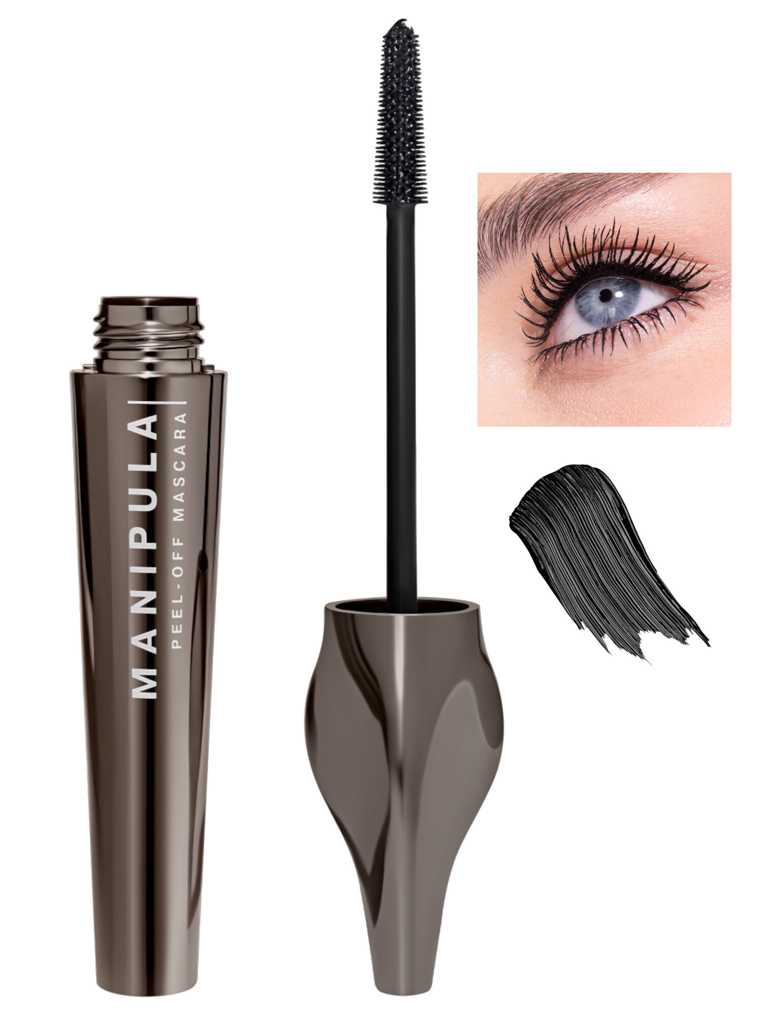 Influence Beauty Тушь для ресниц черная Manipula термостойкая объем и удлинение 10 мл