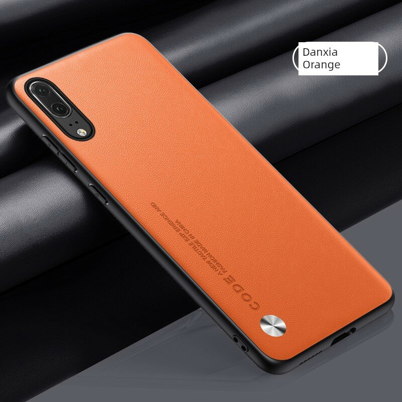 Huawei P20 Полный ударопрочный чехол с оранжевым оттенком для мобильного телефона