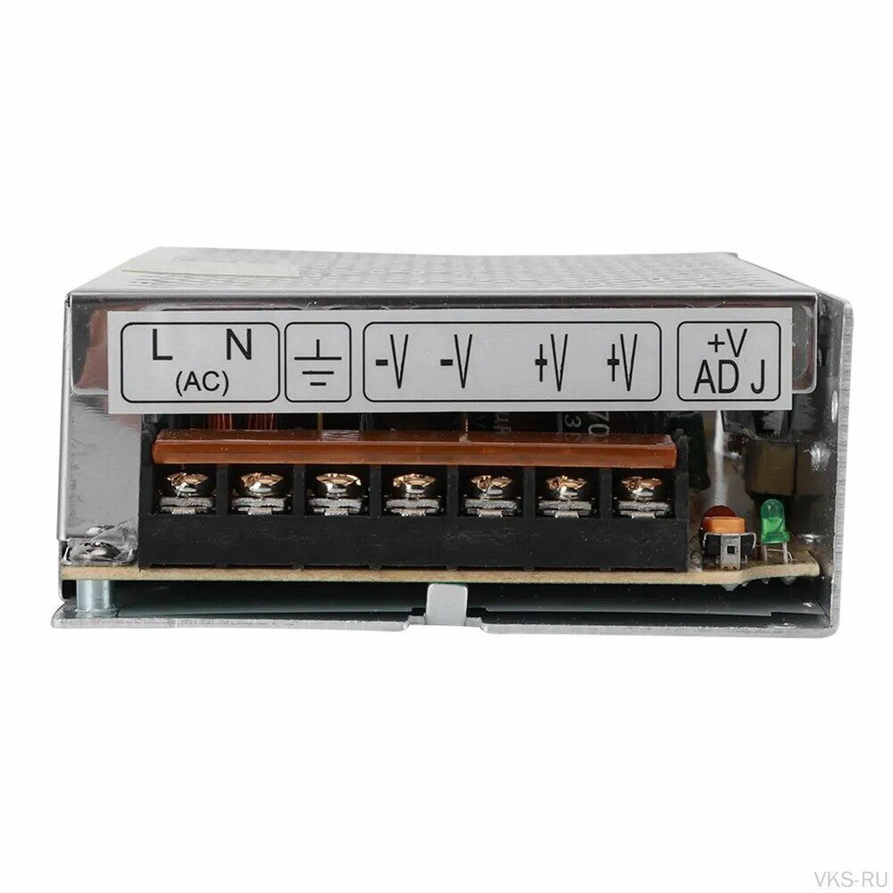 Блок питания переменного тока адаптер из алюминиевого сплава для светодиодных экранов, лент освещения и 3D принтеров DC48V (48V/3A/150W) с входом AC110/220V 15%