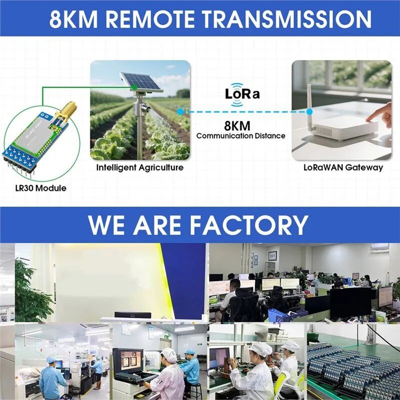 (J M X W) Беспроводной Модуль LoRa SX1262 850 МГц-930 МГц 22 ДБм, Радиочастотный Дальнего Действия