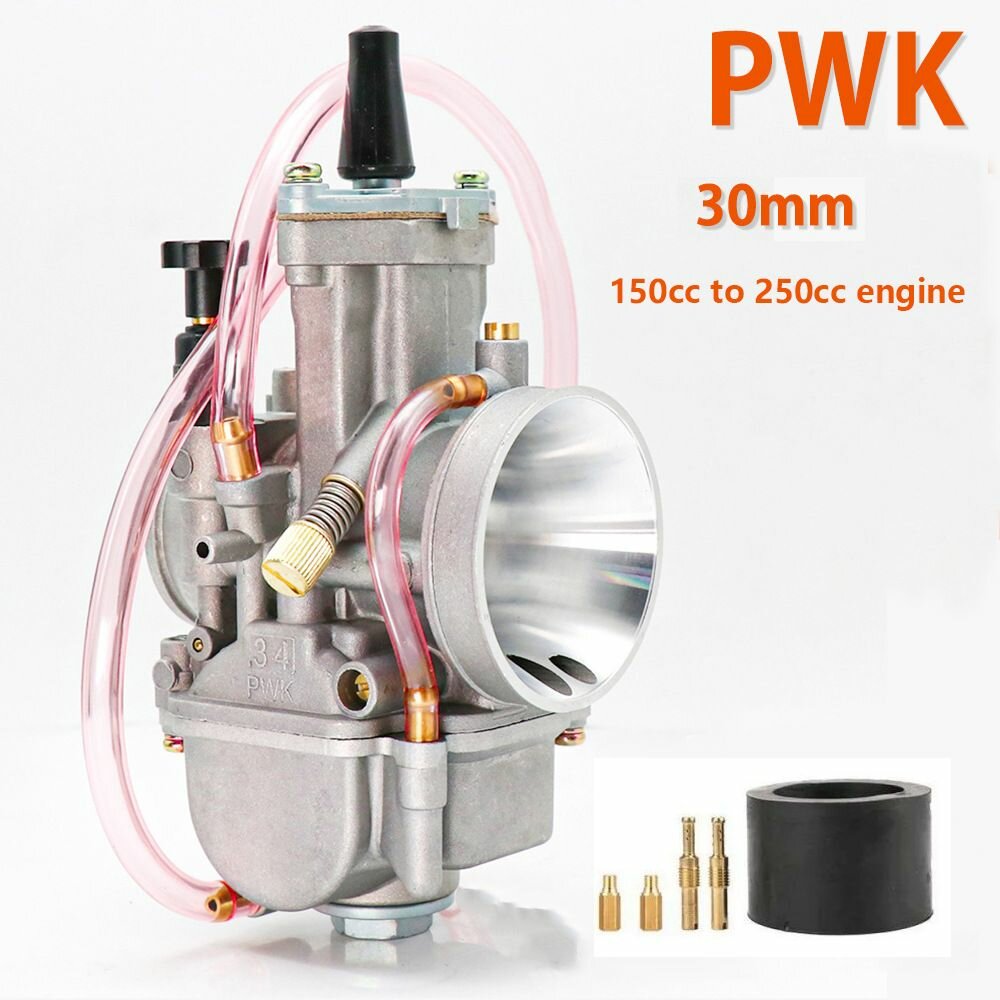 Карбюратор PWK 30 универсальный для мотоциклов 2T/4T — подходит для Yamaha, Mikuni, Koso, ATV, Quad, UTV, Pit Bike