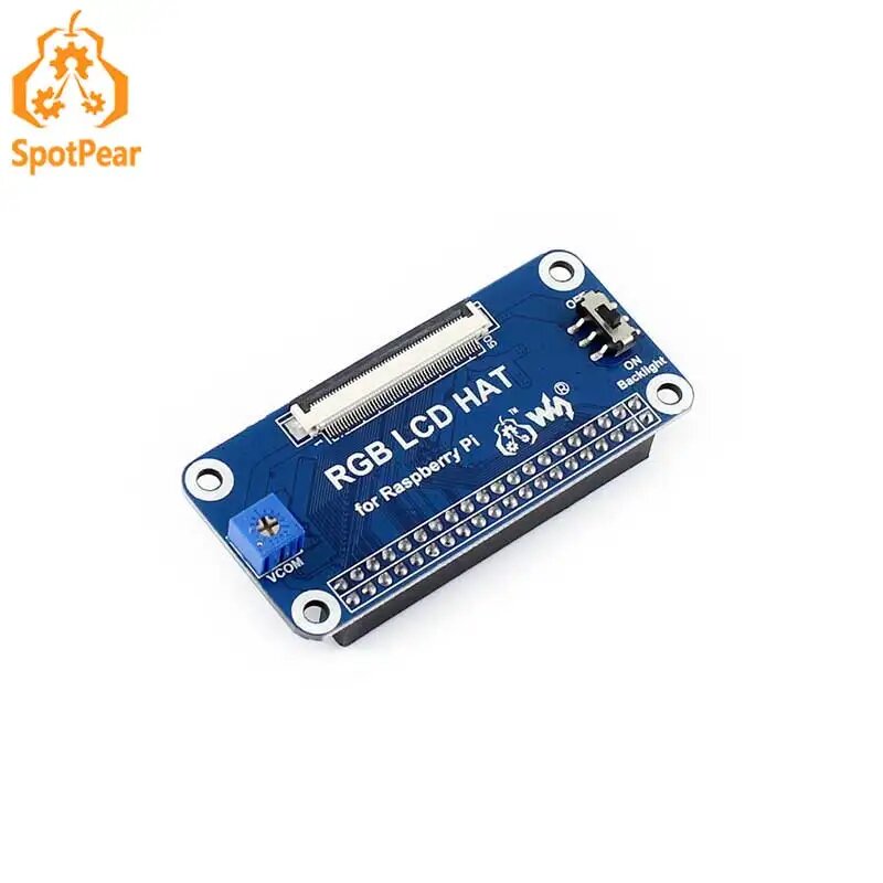 Spotpear плата драйвера ЖК-дисплея Raspberry Pi RGB 5/7/10.1 дюйма