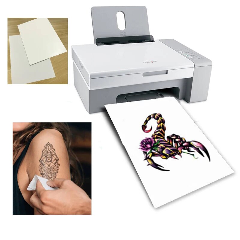 Переводная бумага для тату YUANTENG YT-TPI-10, цвет Laser tattoo paper