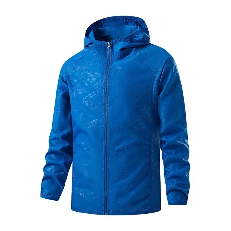 Синяя водонепроницаемая куртка M, Unisex Navy Blue