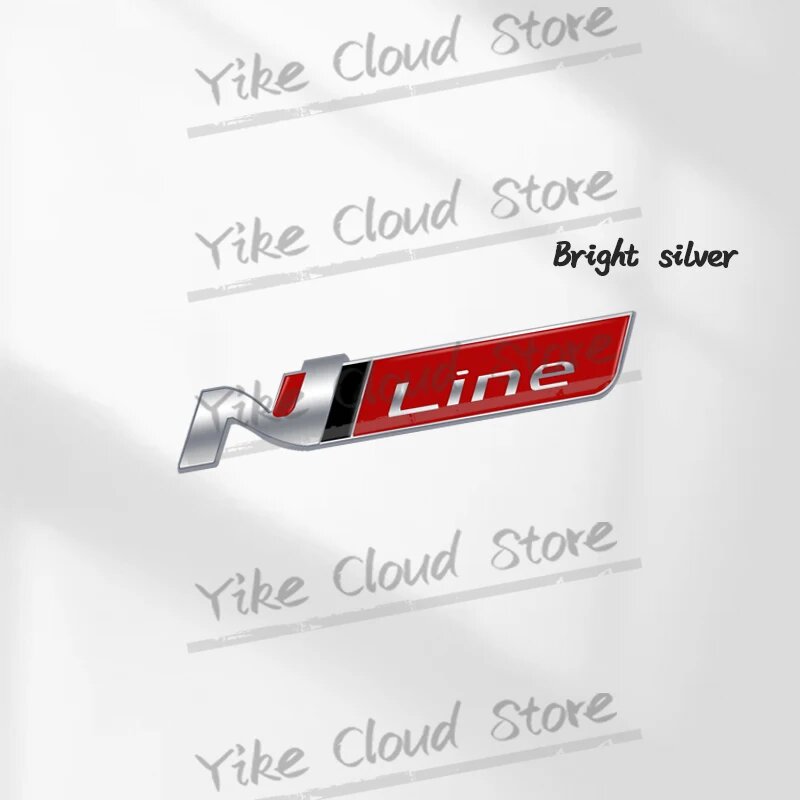N Line эмблема на решетку радиатора, Bright Silver
