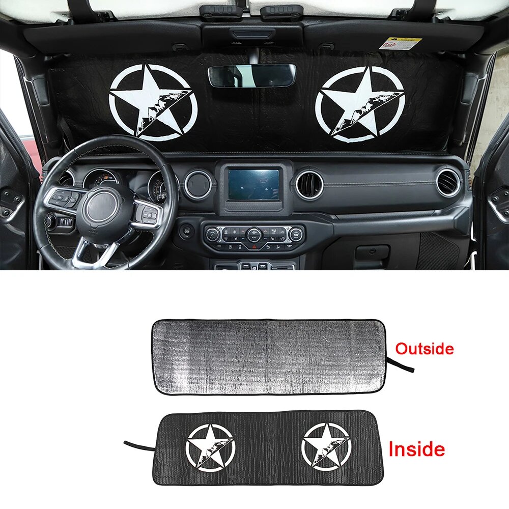 Солнцезащитный козырек Snow Mountain для Jeep Wrangler JL Gladiator