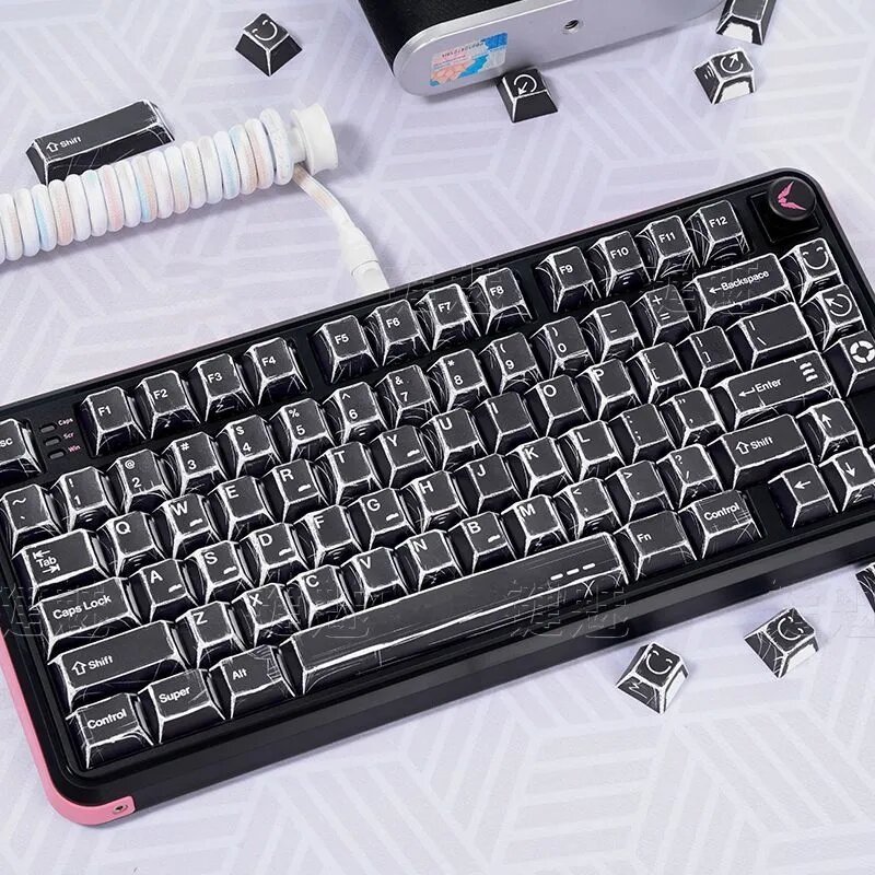 Кейкапы для механической клавиатуры 129 шт, Высота: CHERRY/PBT/Предмет