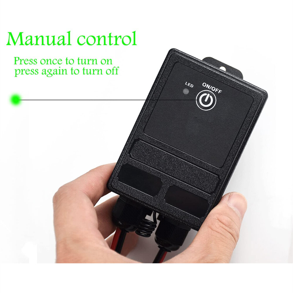 Wireless Relay Switch 12V Remote Control Switch DC12V/24V/48V/72V 30A Relay — фото 1