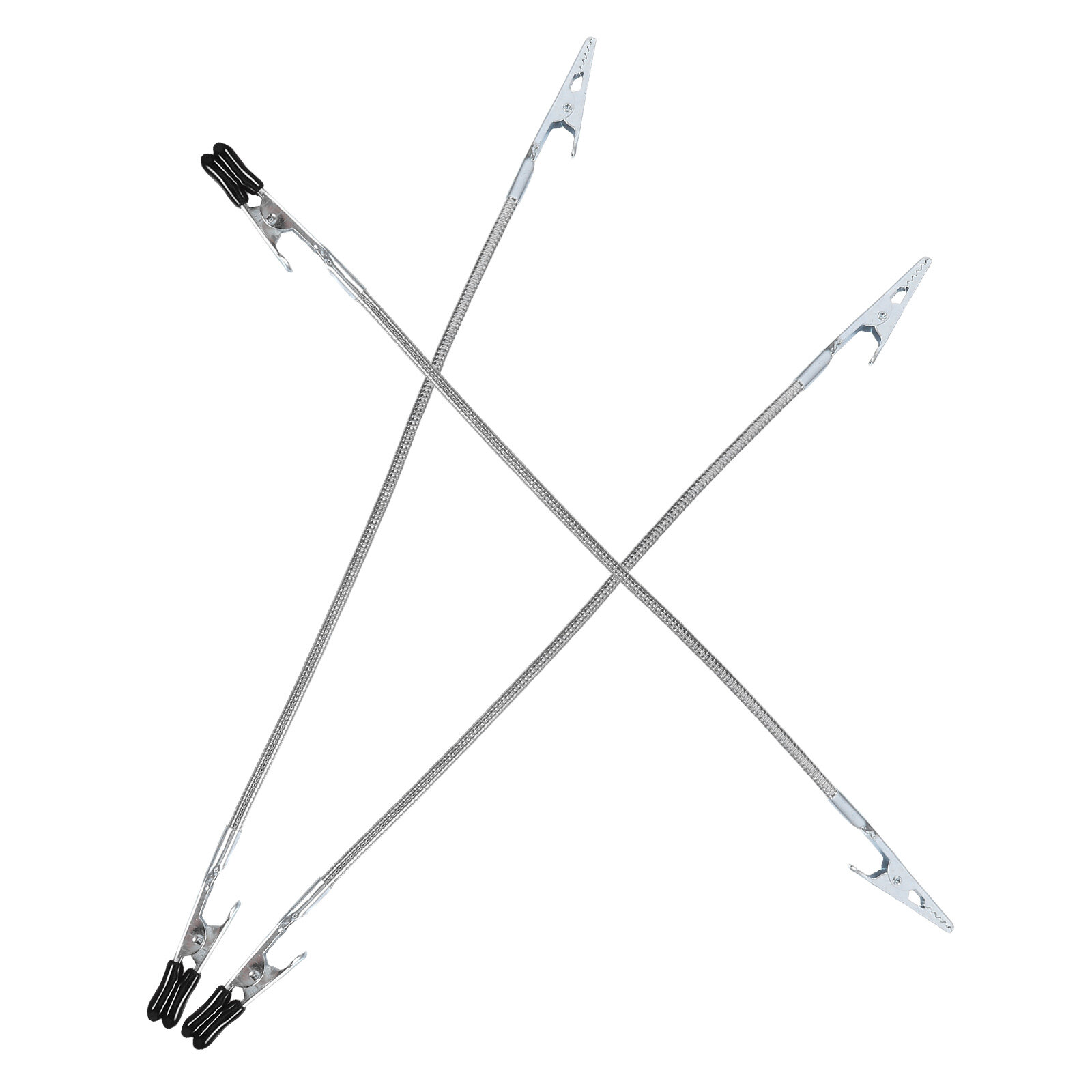 Набор из 3 серебристых держателей для проводов из нержавеющей стали и алюминия для пайки и декора