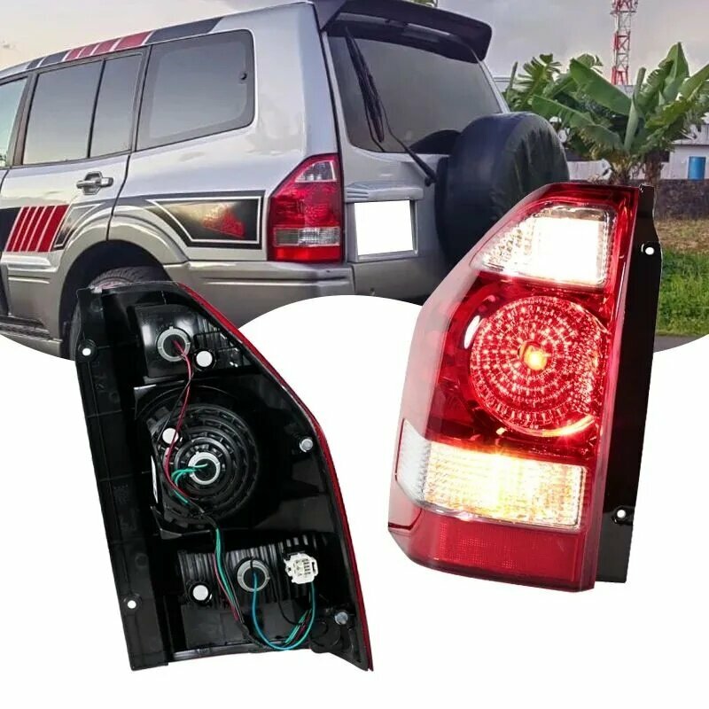 Фары автомобильные, 2 шт, арт. Mitsubishi Pajero 2003 - 2006