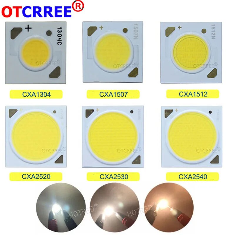 16-25W COB светодиоды CXA1816, 3000K, 10 шт.