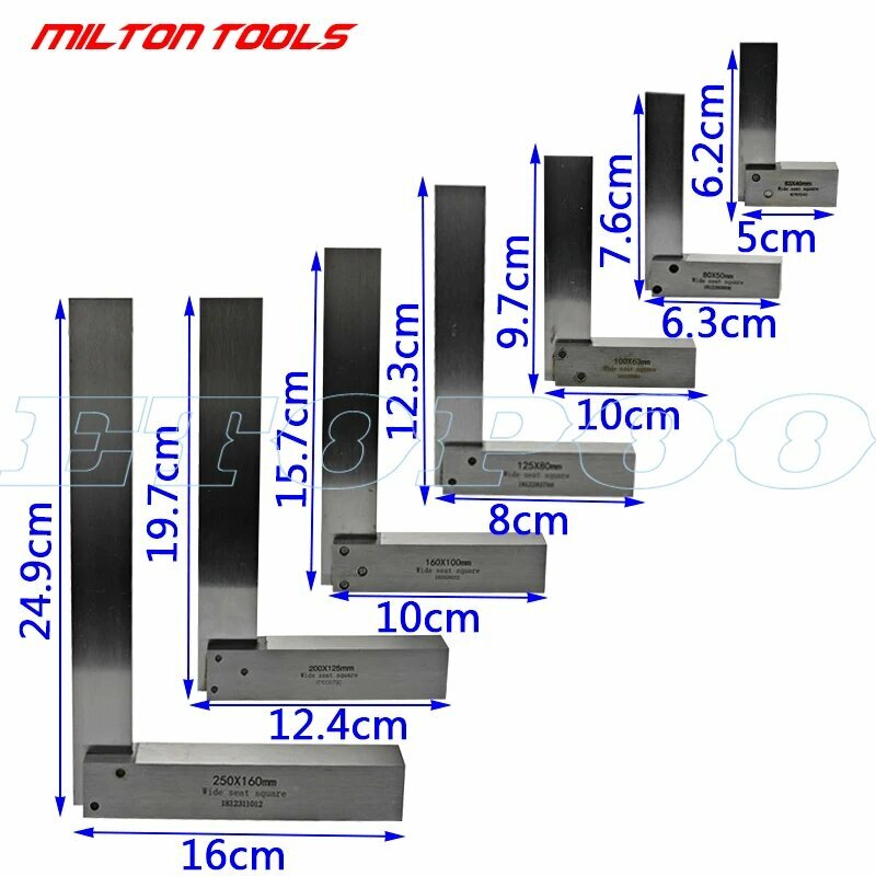 ETOOPO Угловые линейки из закаленной стали 100x63mm
