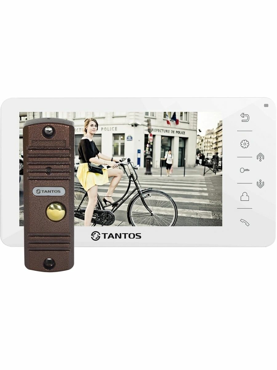 Комплект домофона TANTOS Amelie kit, белый 00-00189398