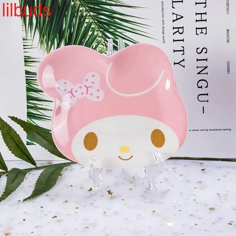 Тарелка детская декоративная Хэллоу Китти Май мелоди, Hello Kitty, My Melody, Куромиcc
