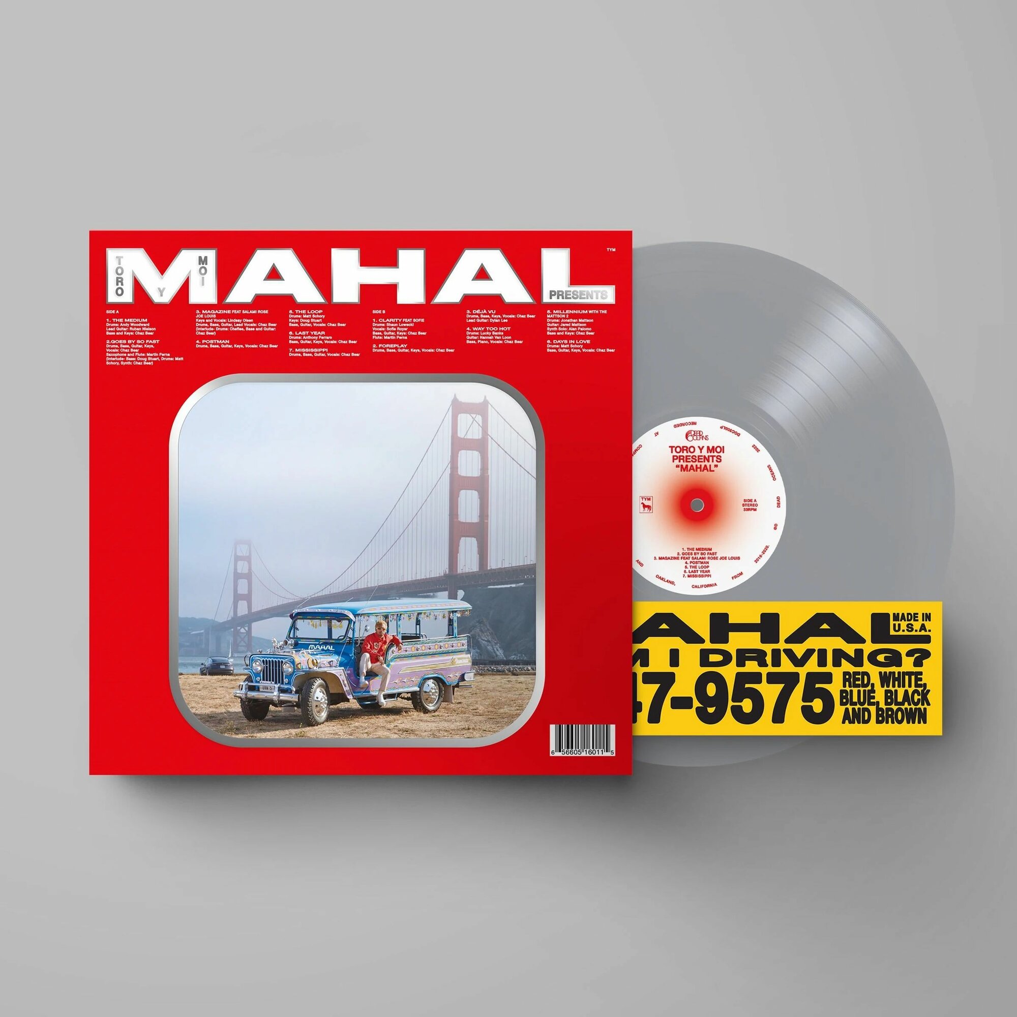 Виниловая пластинка Toro Y Moi - Mahal (LP, Серебристый винил) Limited, 2022