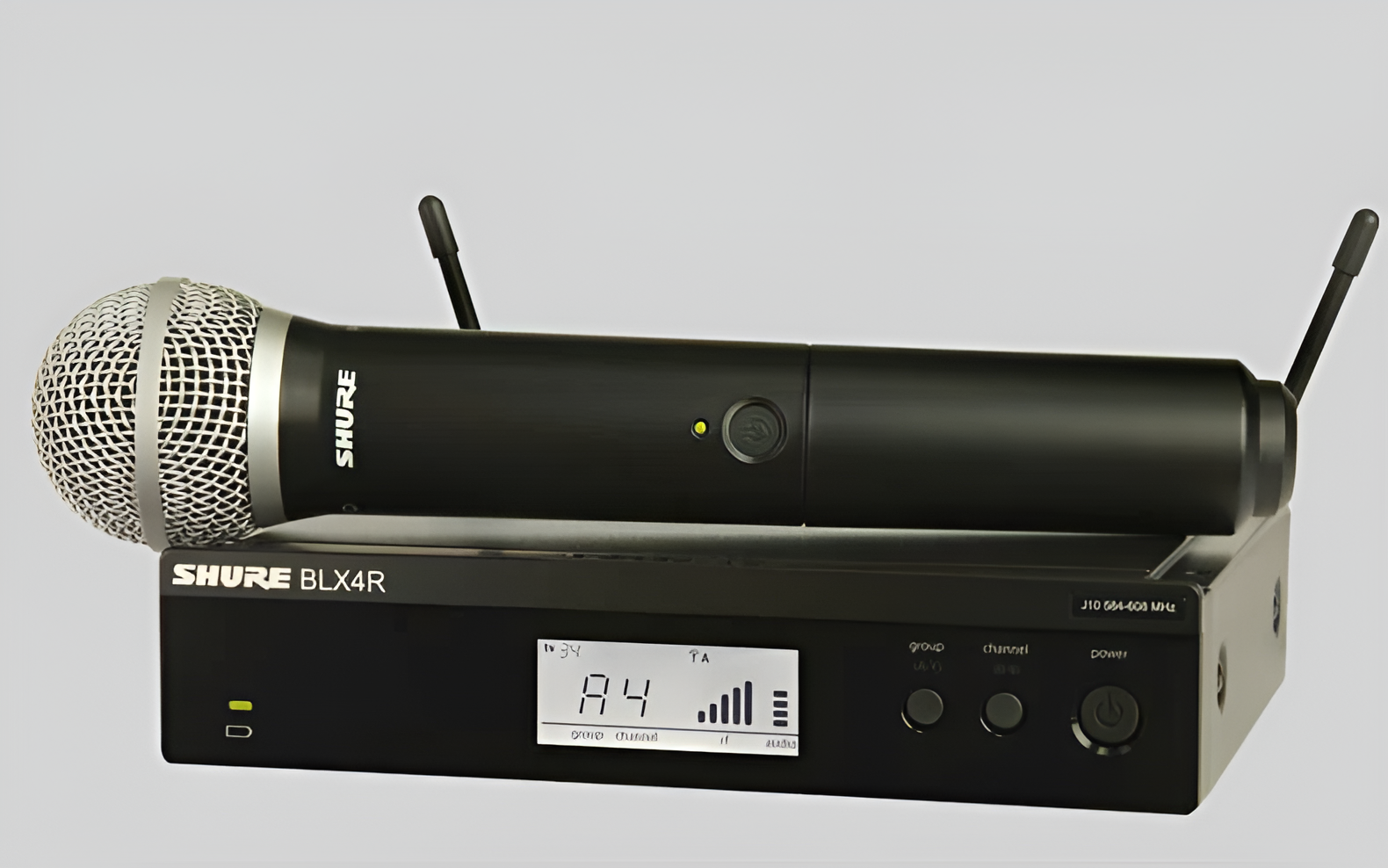 Вокальная радиосистема SHURE BLX24RE/PG58-M17 профессиональная, с ручным передатчиком PG58
