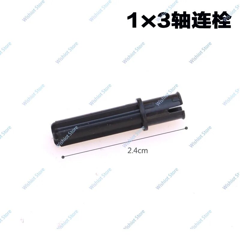 Черные пластиковые строительные блоки Wishiot 1x3
