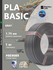 Пластик для 3D-принтера Bambu Lab PLA Basic Gray 1 кг без катушки