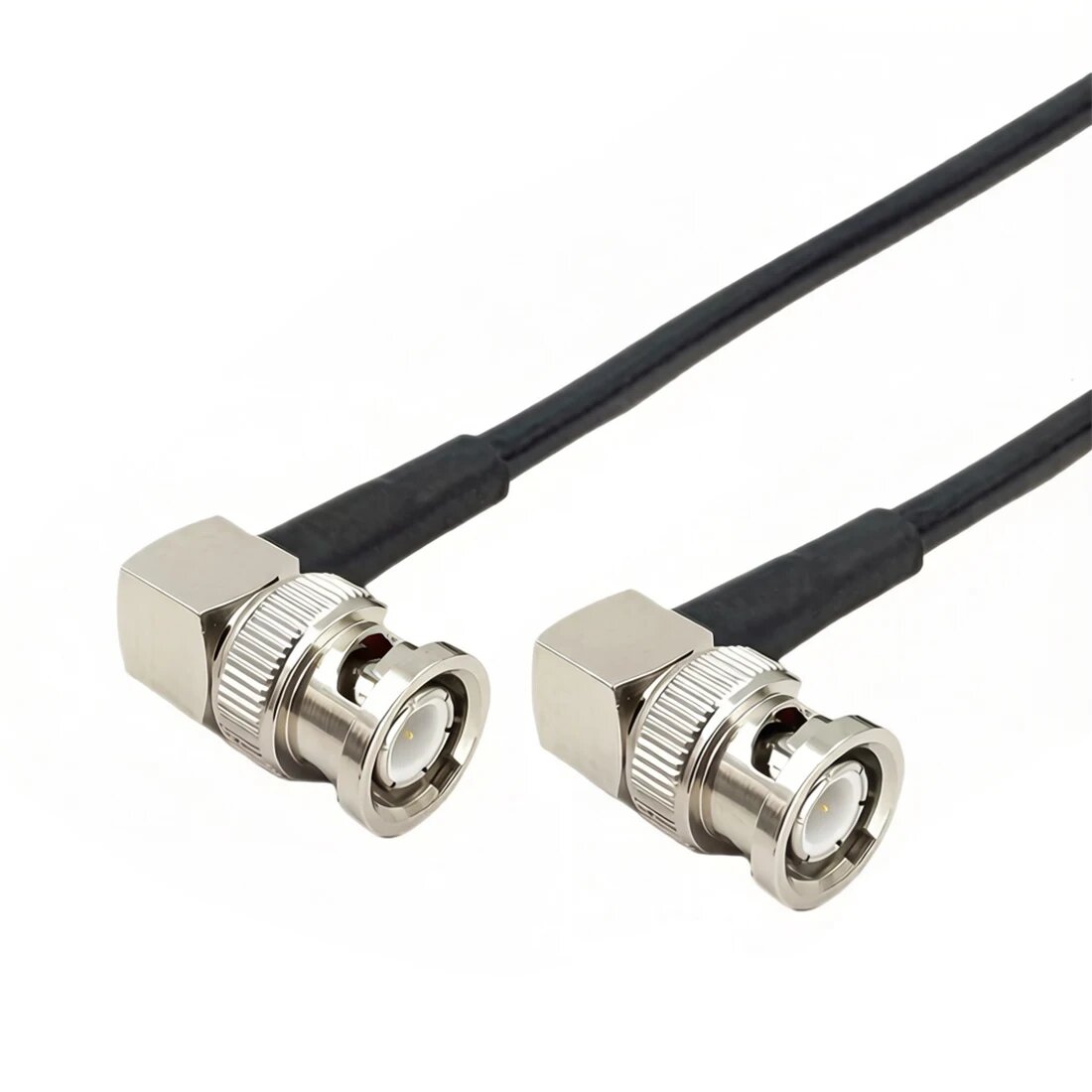 Кабель RG58 BNC угловой, 50см, черный