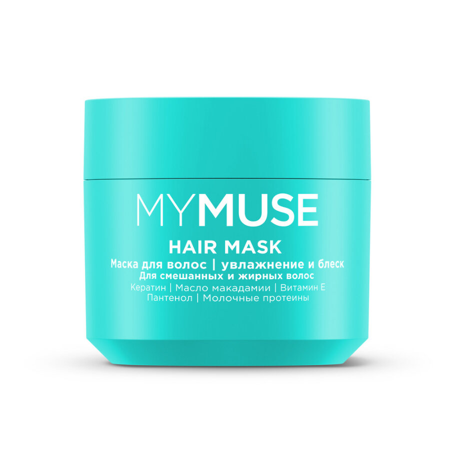 MYMUSE, Маска для волос бессульфатная укрепляющая, 300 мл