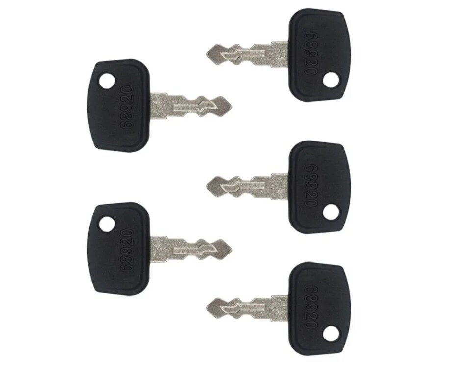 5 шт. PL501-68920 68920 Ключ зажигания для промышленных моделей Kubota B26 ZD321 ZD323 RTV 500 900