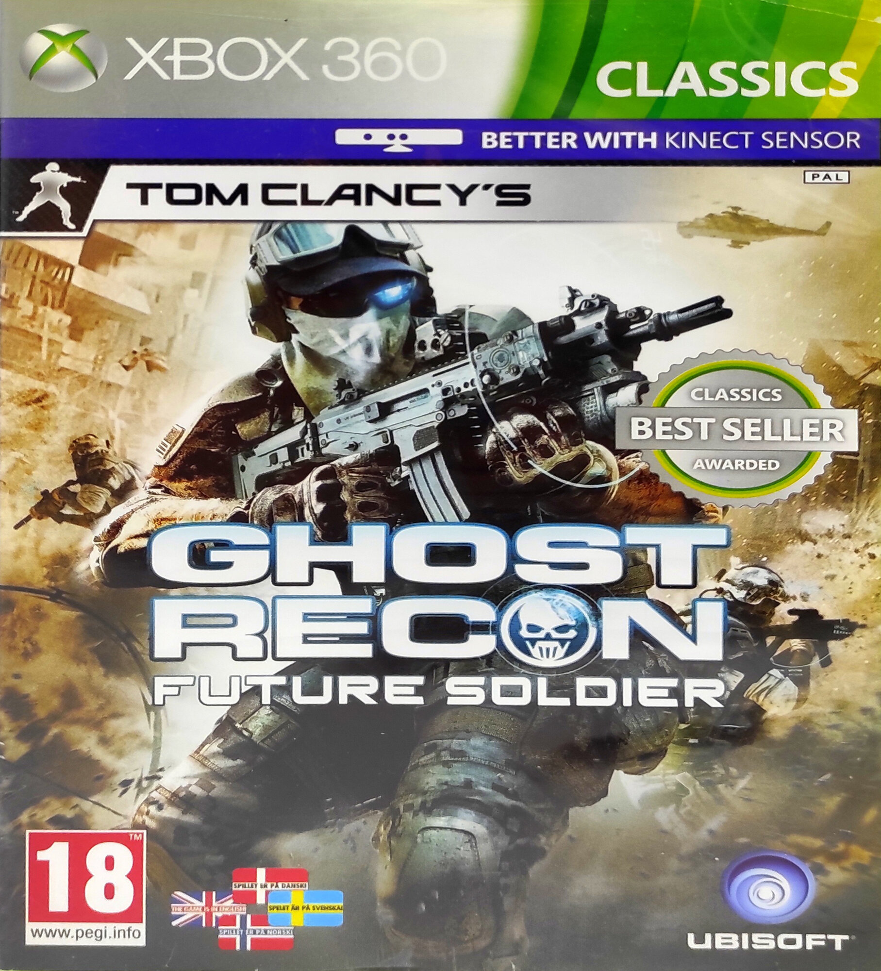 Tom Clancys Ghost Recon Future Soldier Английский язык Видеоигра на диске Xbox 360. Товар уцененный