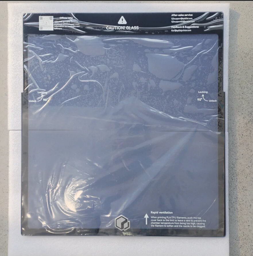 QIDI TECH Q2 крышка Top Cover из стекла