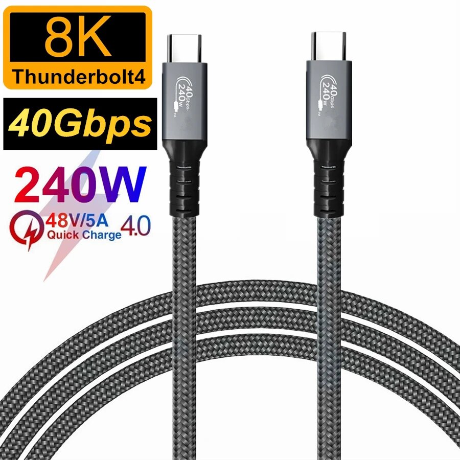 Кабель USB4 Thunderbolt 4 FYRVW 40 Гбит/с