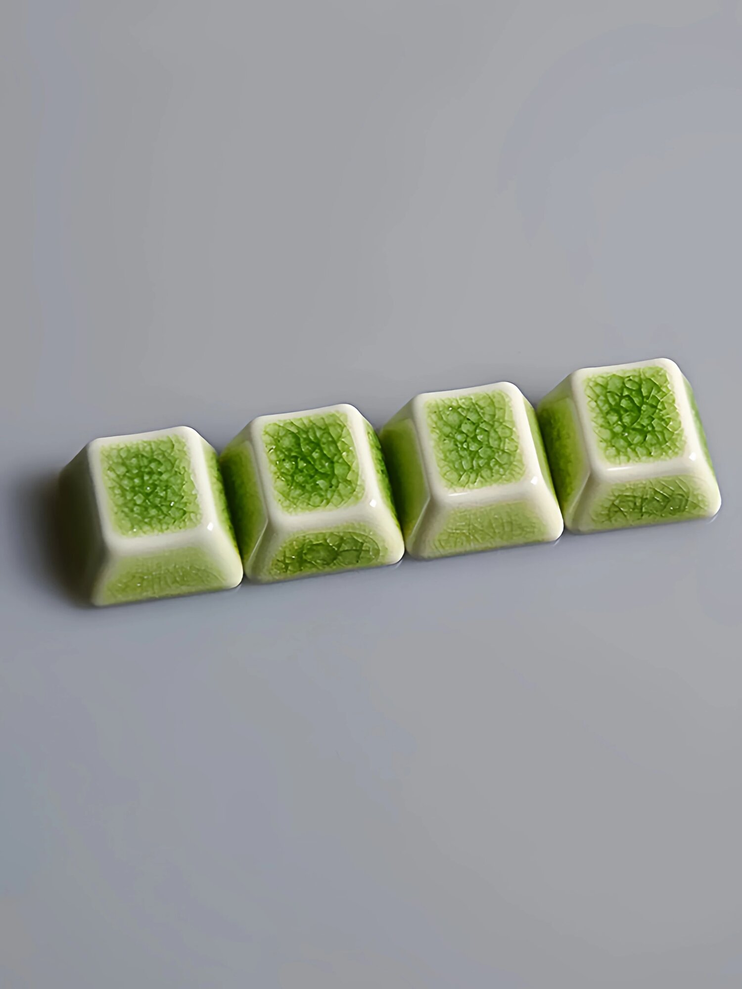Керамические колпачки для клавиш MiFuny, green, Cherry Profile Crack
