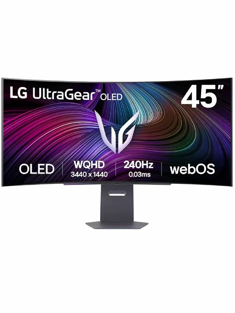 Изогнутый игровой монитор LG 45GX90SA-B. ARUZ