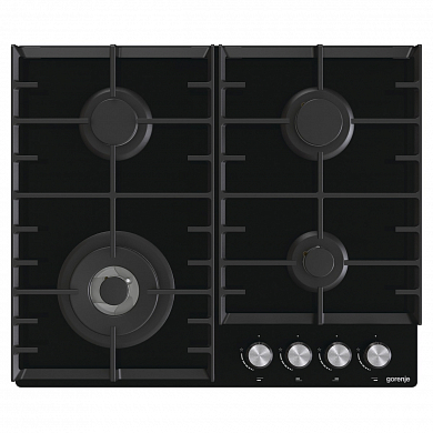 Варочная панель газовая Gorenje GTW641AKB2 черный, закаленное стекло