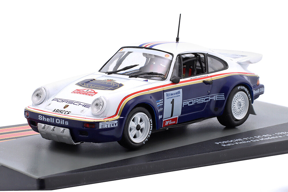 Модель коллекционная ALTAYA Porsche 911 sc rs 1984 rallye vinho da madeyra h.toyvonen j.piironen #1