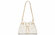 Сумка CHARLES & KEITH, фактура стеганая, молочно-белый