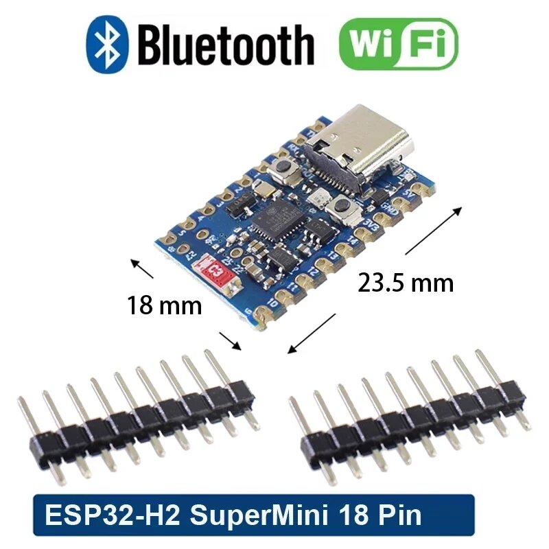ESP32-H2 SuperMini 18 Pin WiFi Bluetooth модуль