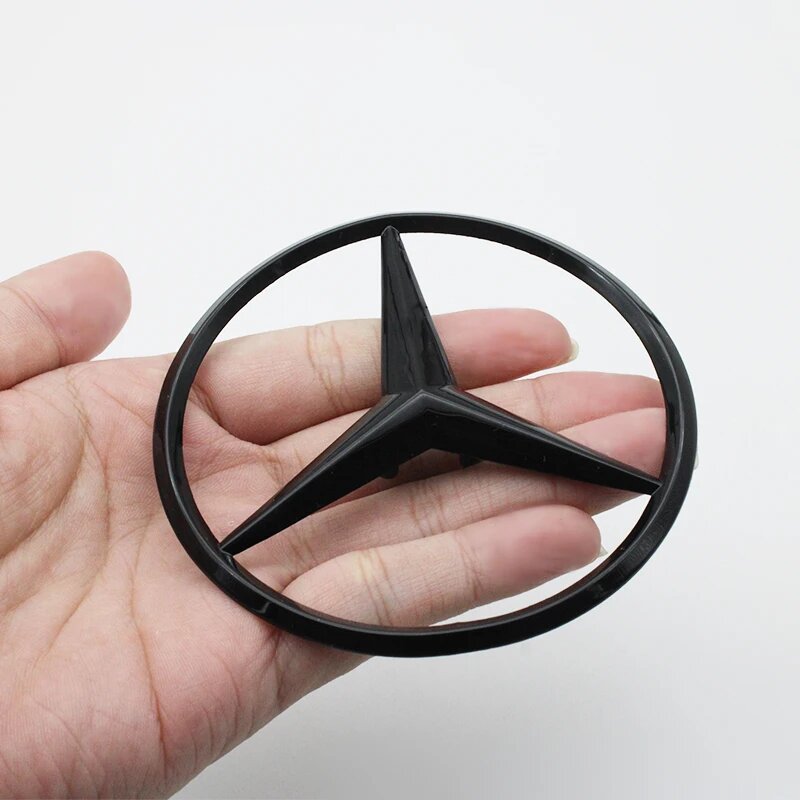 Эмблема Mercedes W213 E-Class 16-23, Glossy Black Benz