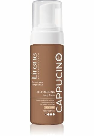 Автозагар Lirene Perfect Tan Bronzing Body Foam, 150 мл, золотистый